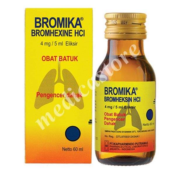 Cara Penggunaan Bromhexine HCl dan Efek Sampingnya-Medicastore